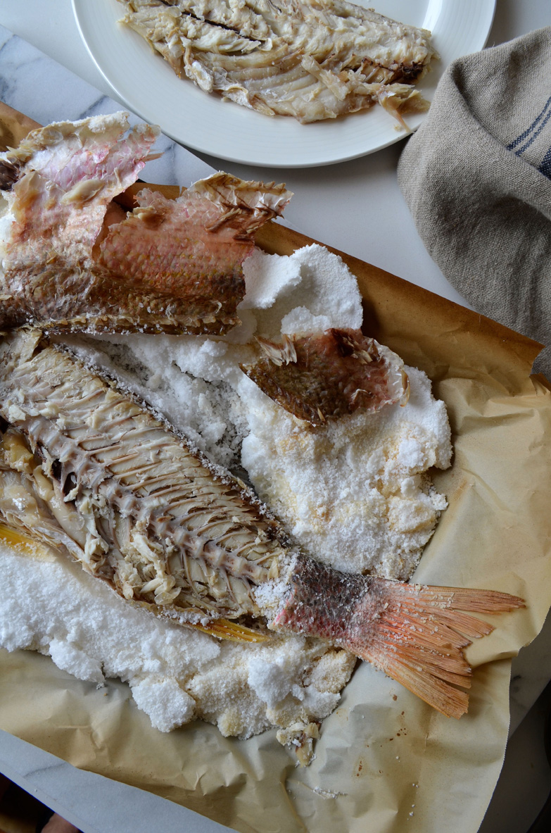 Red Snapper in a Salt Crust with Rosemary Baked Potatoes, a New Taste ...